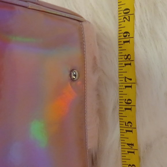 Dolls Kill | Bags | Dollskill Pink Shaggy Fur Beautiful Weekender With ...